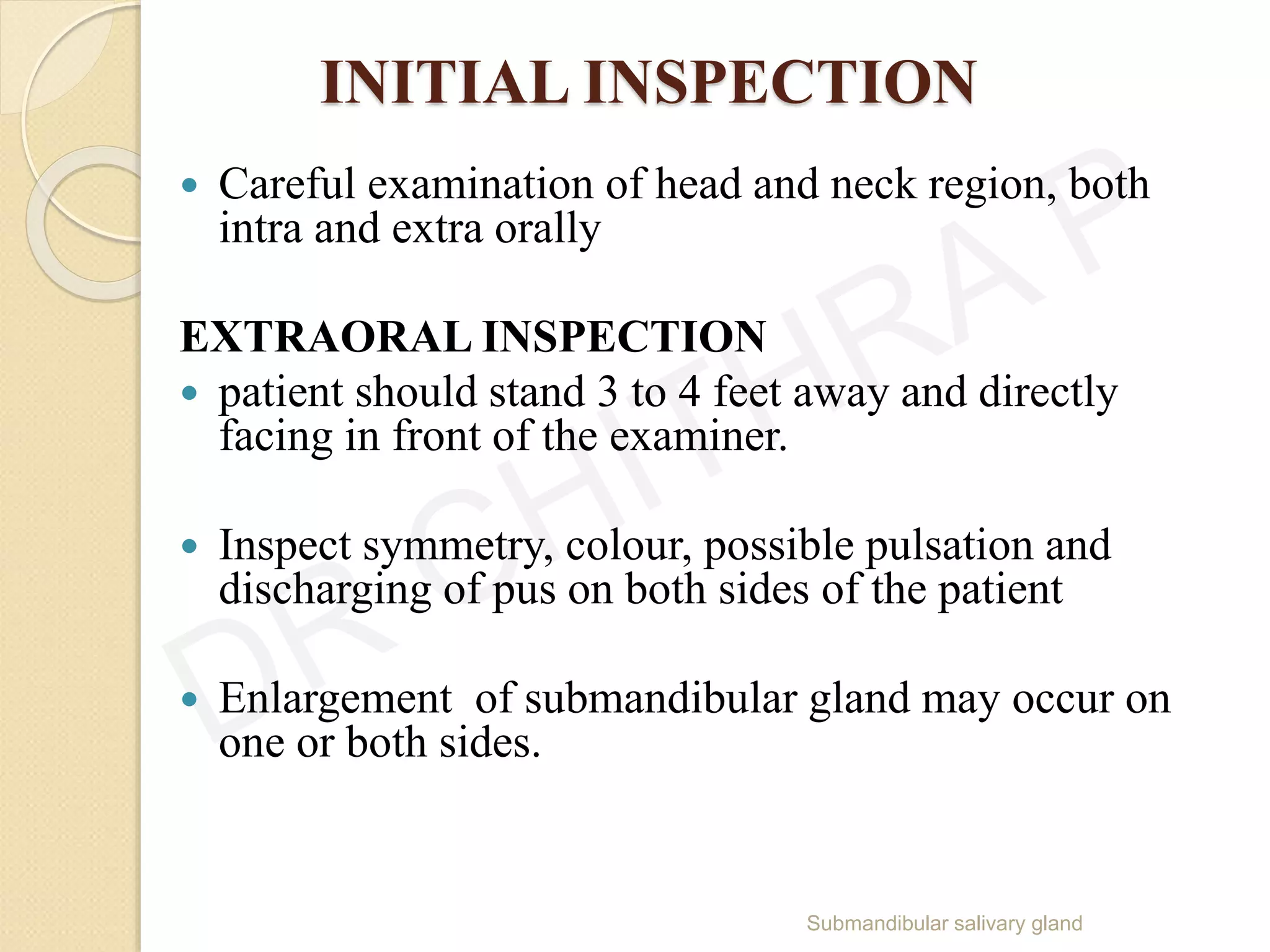 Submandibular salivary gland dr chithra | PPT