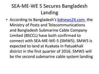Submarine cable | PPTX