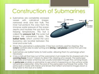 Submarine english + ict | PPTX