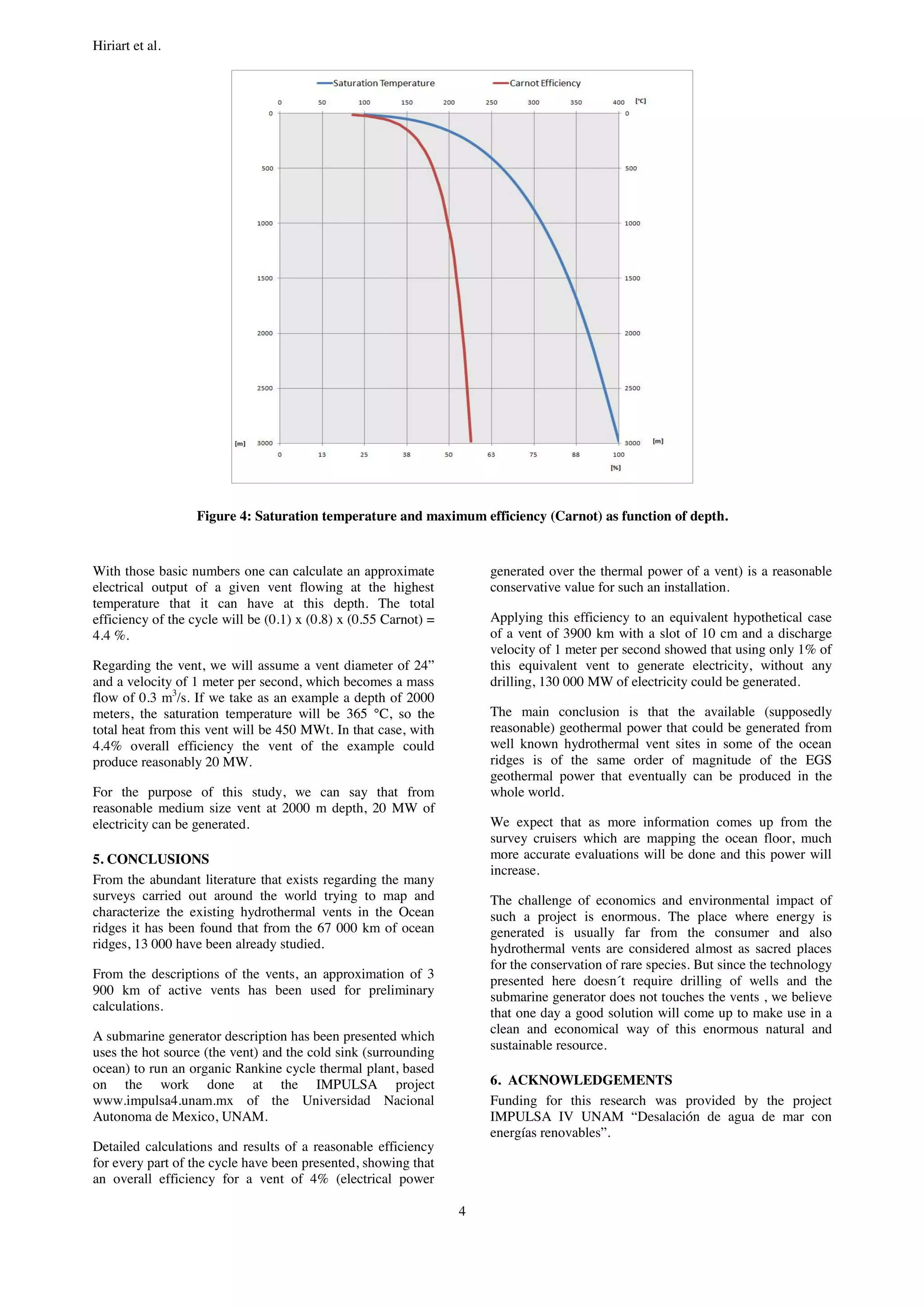 Submarine geothermics. hydrothermal vents and electricity generation | PDF