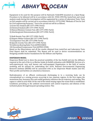 Submarine outfalls & intakes ppt | PDF