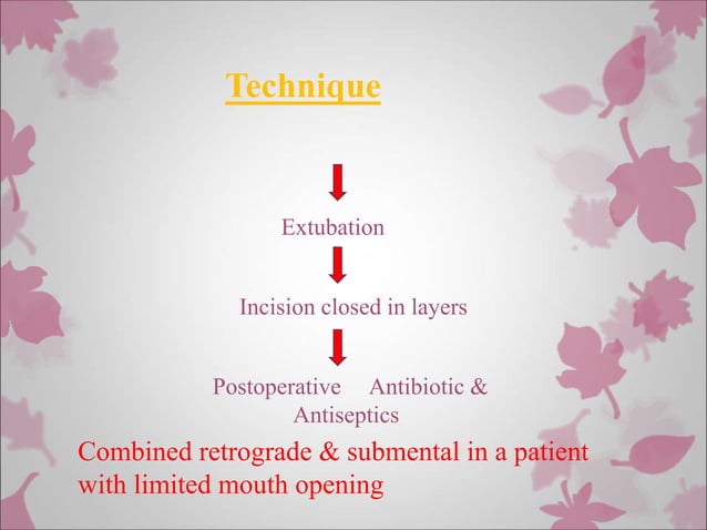 submental intubation.ppt | Ear, Nose and Throat Conditions | Diseases ...