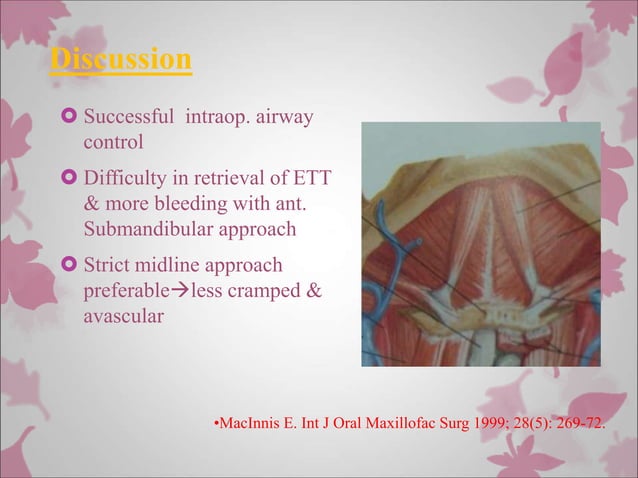 submental intubation.ppt | Ear, Nose and Throat Conditions | Diseases ...