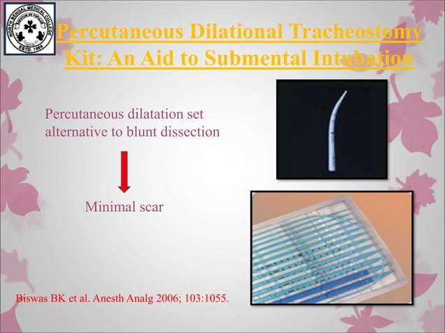 submental intubation.ppt | Ear, Nose and Throat Conditions | Diseases ...