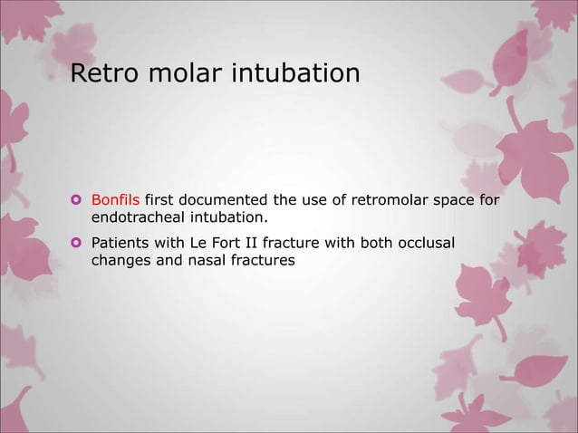submental intubation.ppt | Ear, Nose and Throat Conditions | Diseases ...