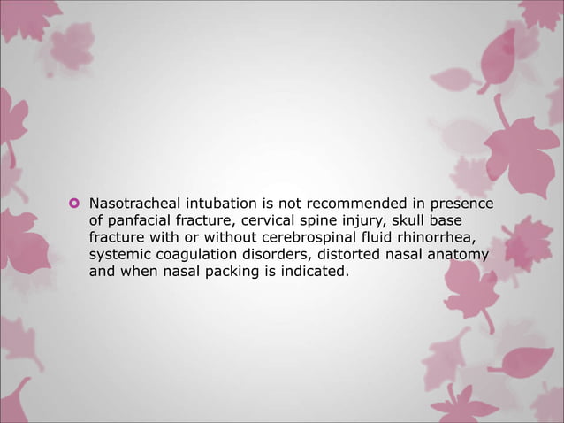 submental intubation.ppt | Ear, Nose and Throat Conditions | Diseases ...