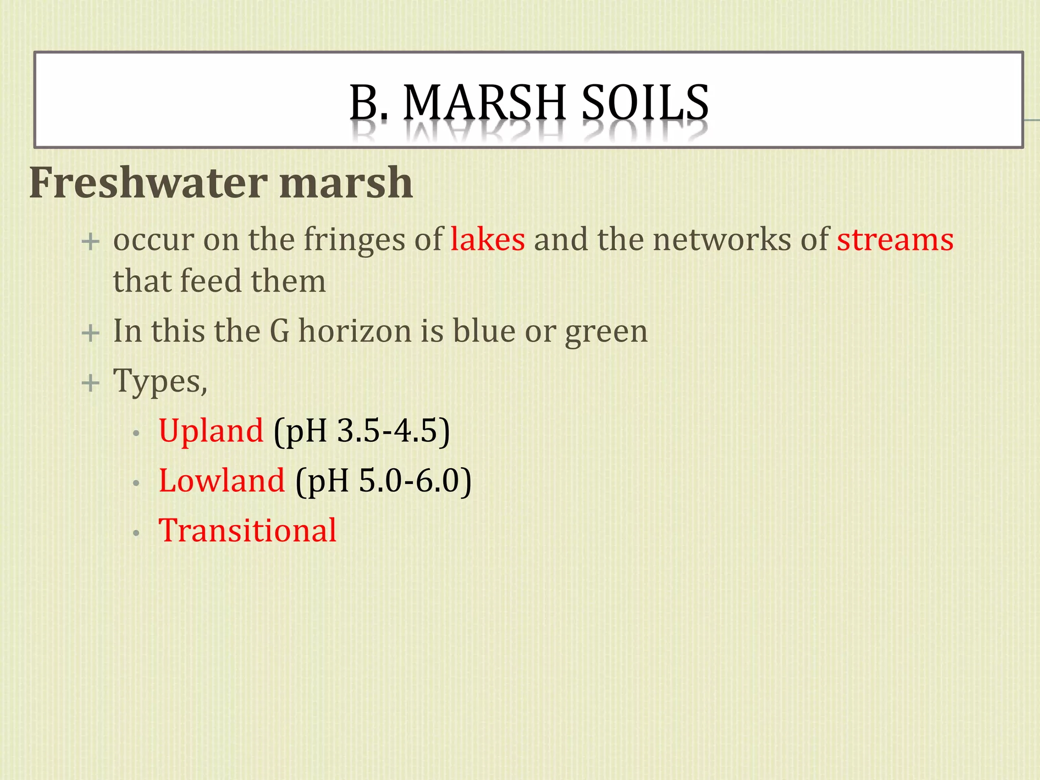 Chemistry and physics of submerged soil | PPTX | Science