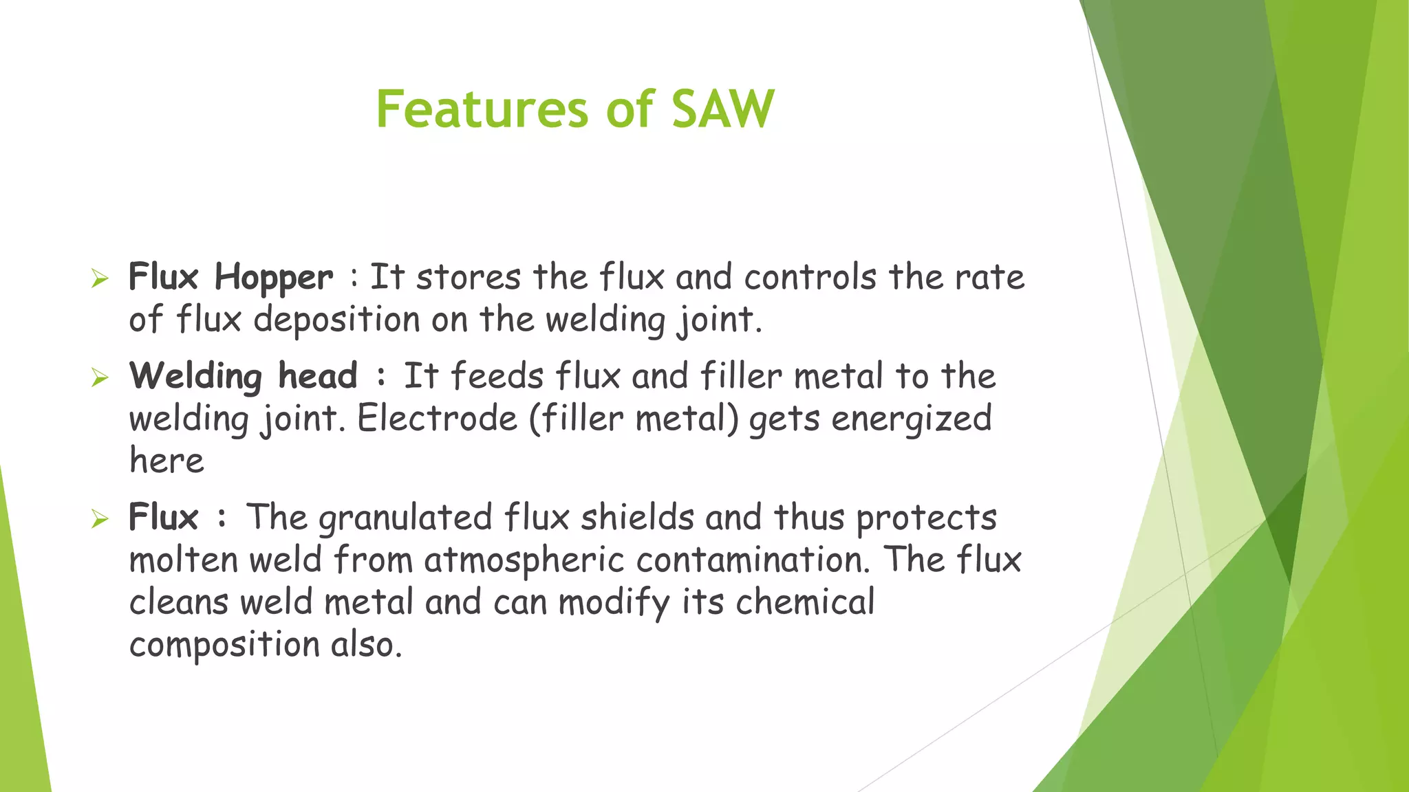 Submerged arc welding | PPTX | Chemistry | Science