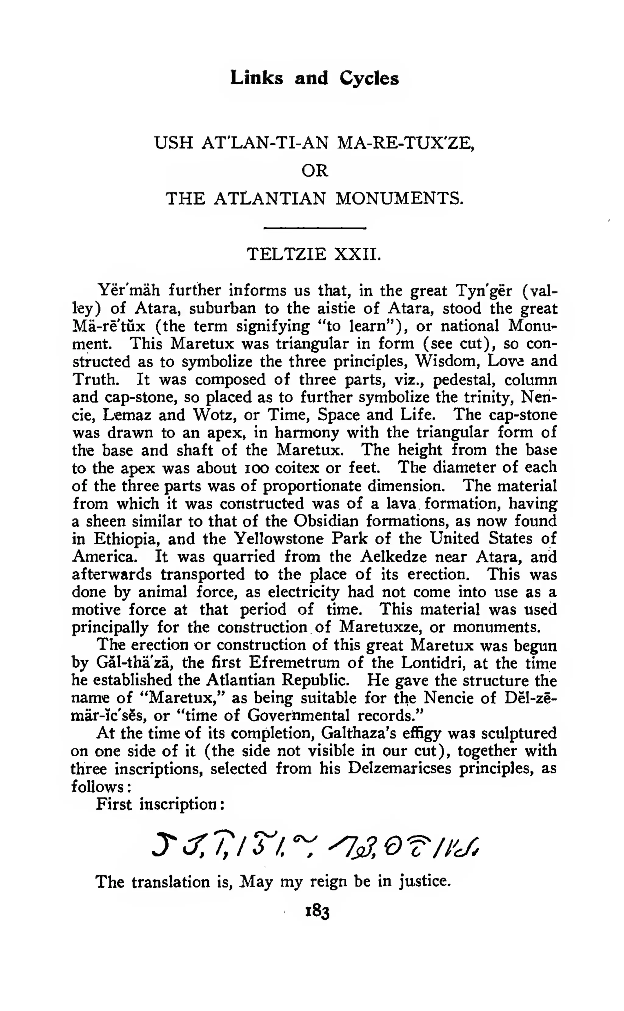 Submerged Atlantis Restored, XXII The Atlantean Monuments | PDF