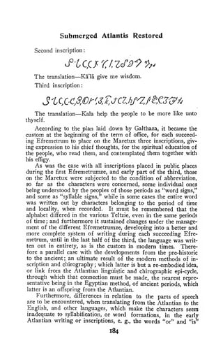 Submerged Atlantis Restored, XXII The Atlantean Monuments | PDF