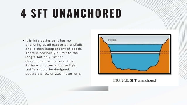 SUBMERGED FLOATING TUNNEL Civil engineering presentation | PPT