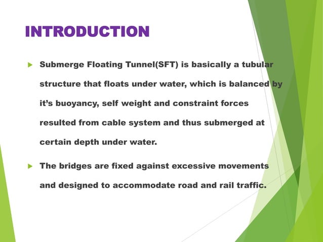 Submerged floating tunnel | PPT