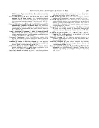 Submergence rice | PDF