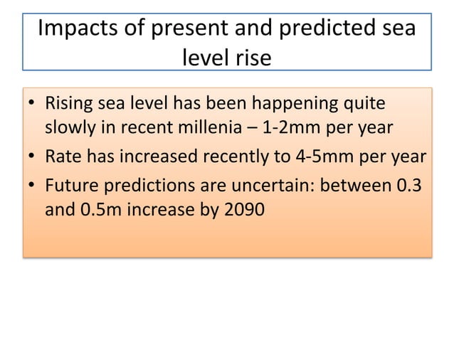 Submergent and emergent coastlines | PPTX | Geography | Science