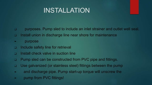 Submersible pump 1 | PPTX