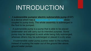 Submersible pump 1 | PPTX