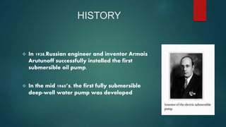 Submersible pump 1 | PPTX