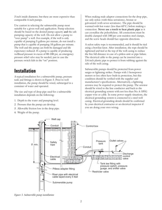 Submersible pump | PDF