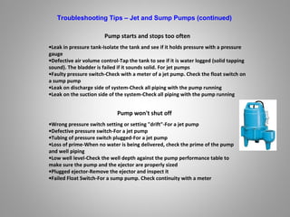 Submersible Pumps Trouble Shooting | PPT