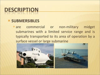 Submersibles | PPT