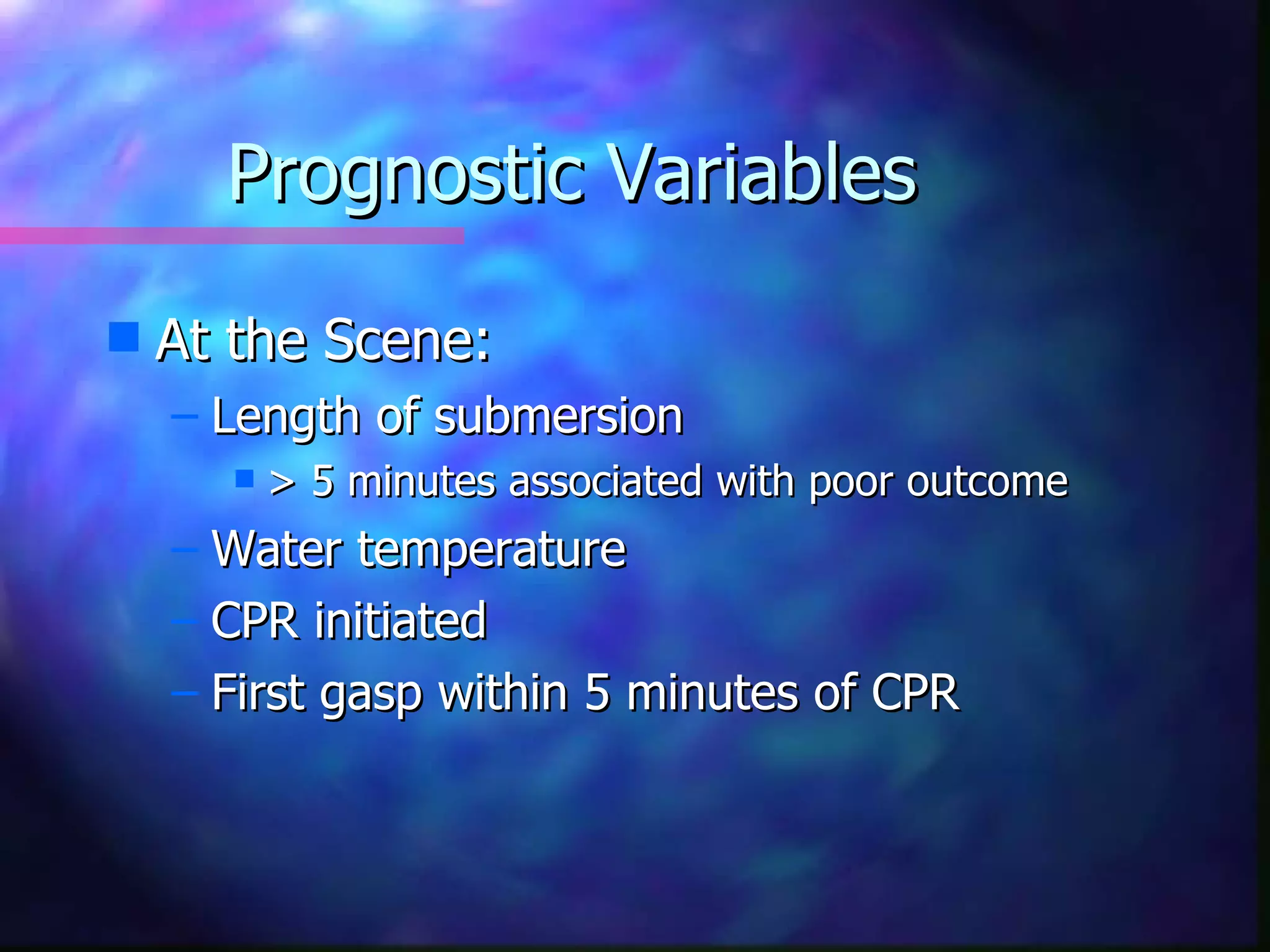 Submersion Injuries | PPT | First Aid | Injuries