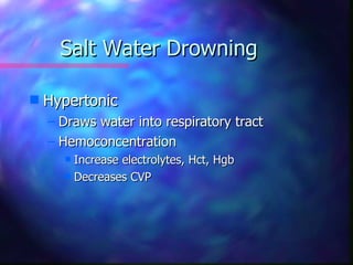 Submersion Injuries | PPT | First Aid | Injuries