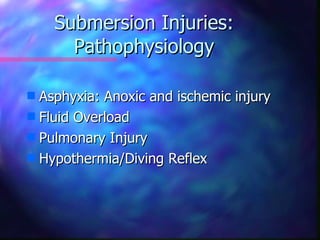 Submersion Injuries | PPT | First Aid | Injuries