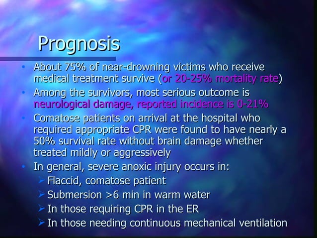 Submersion injury | PPT | First Aid | Injuries