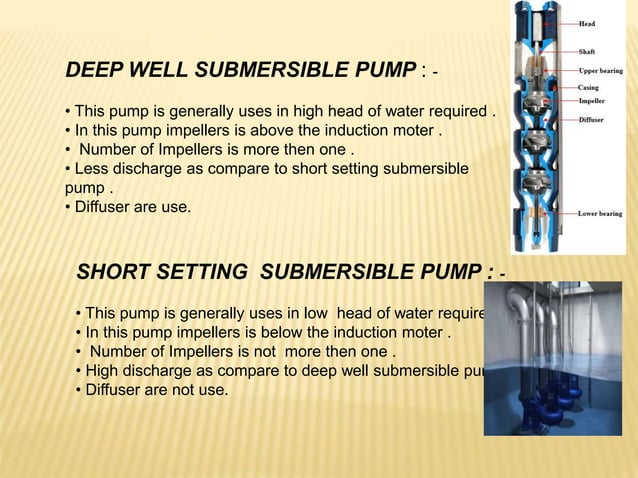 Submersible pump ppt | PPTX | Scuba Diving | Extreme Sports