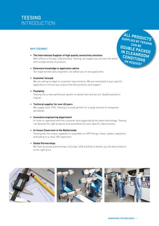 Submicron brochure Teesing | PDF