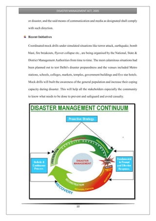 Disaster Management Act, 2005 | PDF