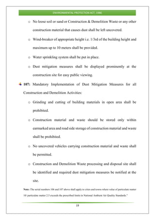 Environmental (Protection) Act, 1986 | PDF