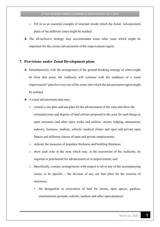 Urban Planning & Development Act, 1973 | PDF