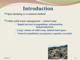 Design and Development of Municipal Solid Waste phyrolyzer for ...