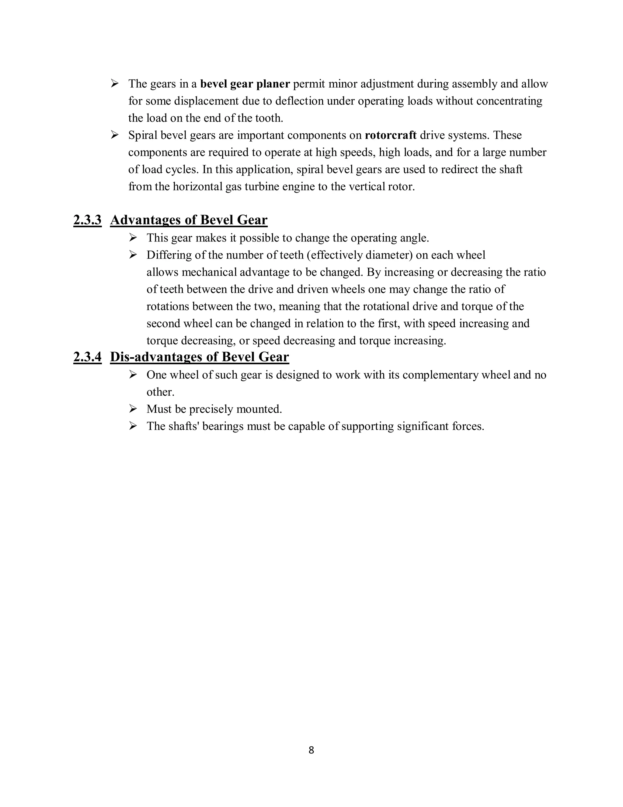 Design and construction of Bevel gear | PDF
