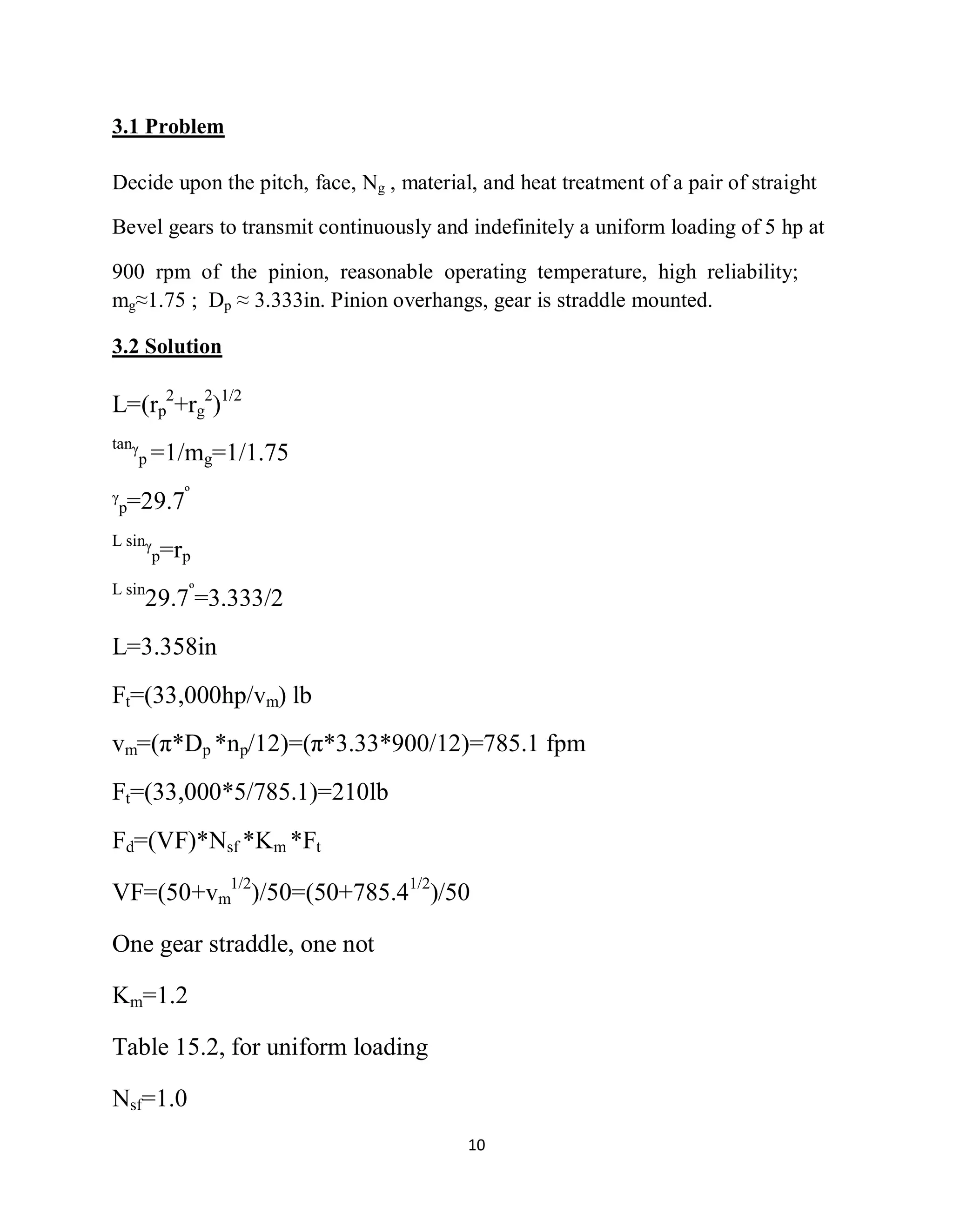 Design and construction of Bevel gear | PDF