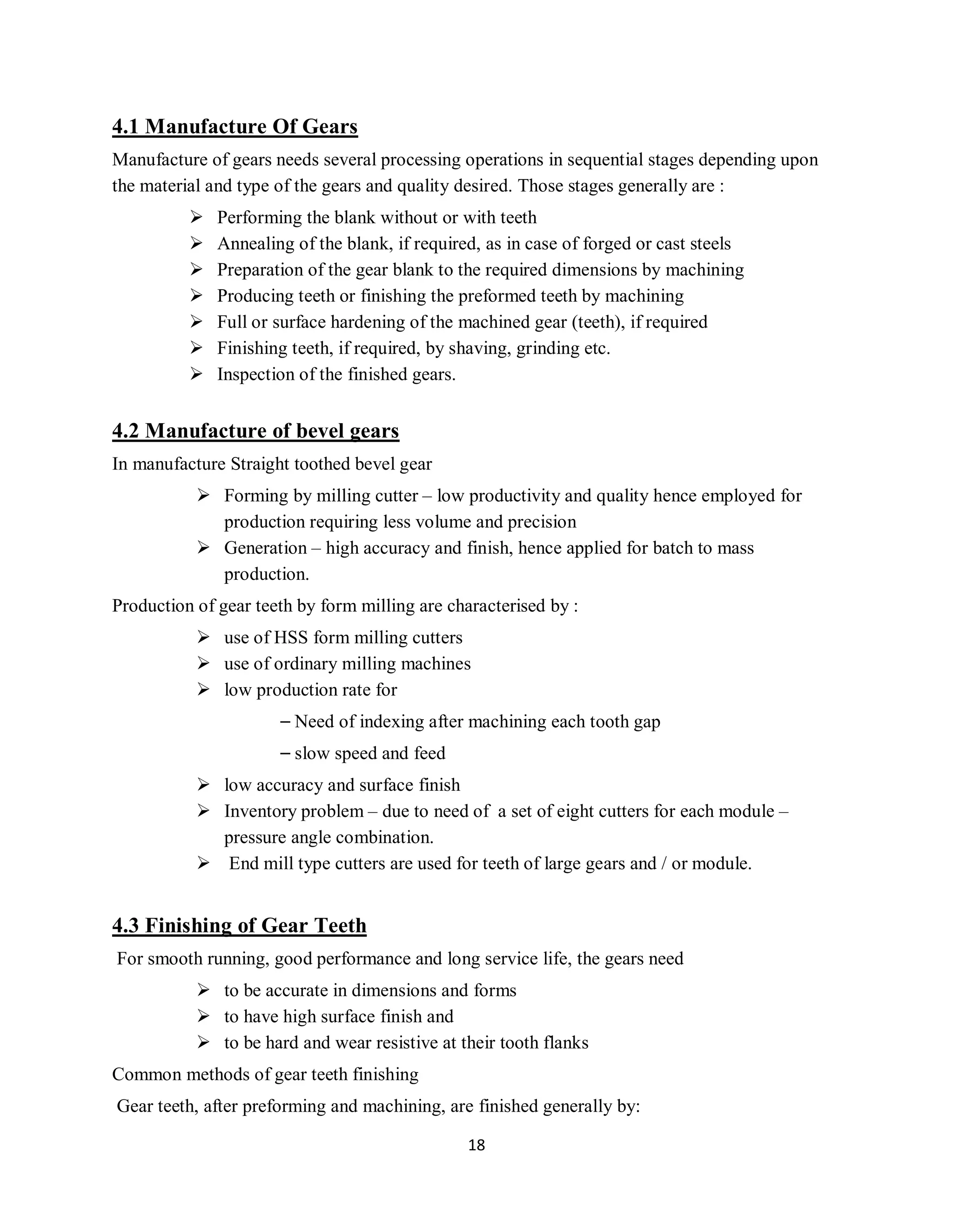 Design and construction of Bevel gear | PDF