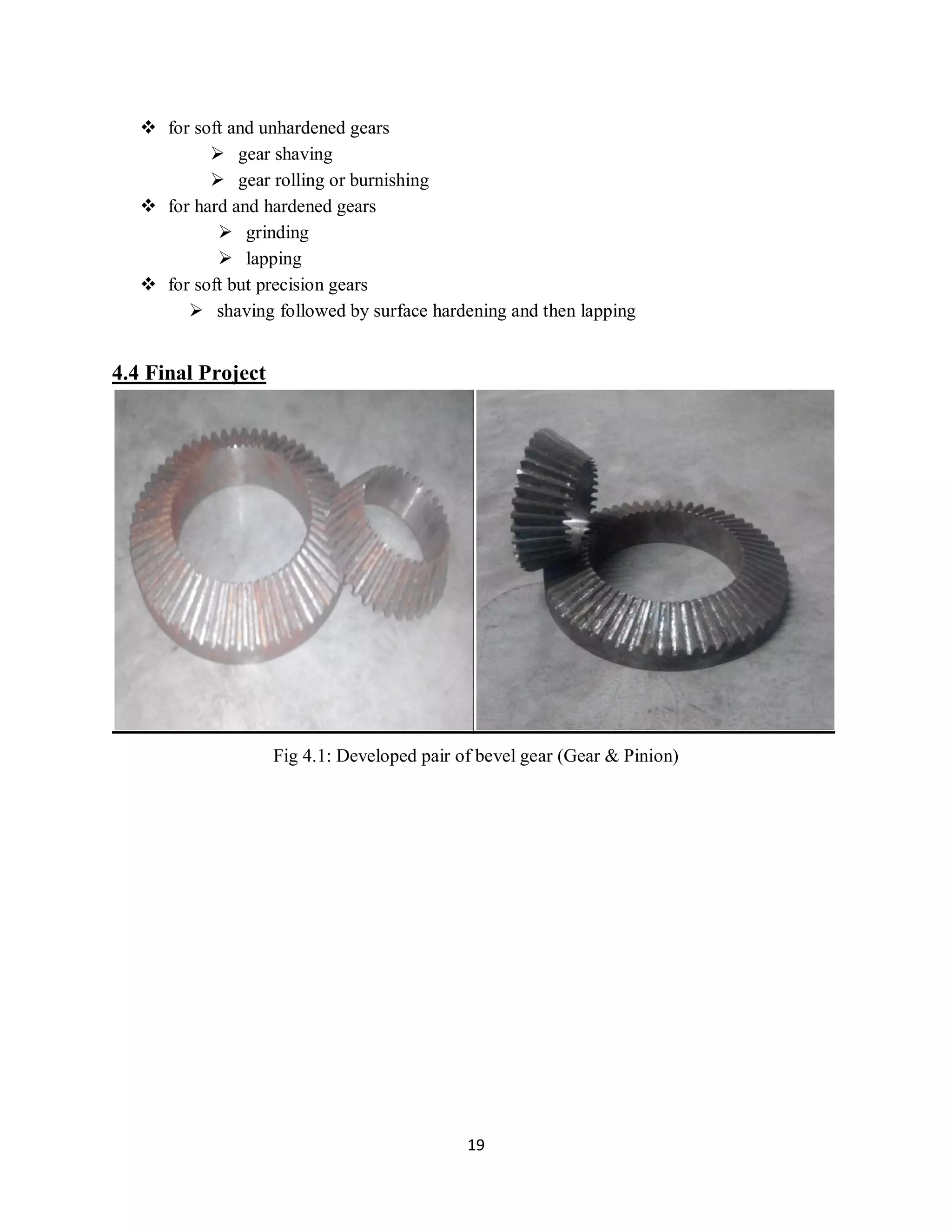 Design and construction of Bevel gear | PDF
