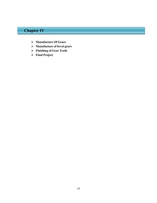 Design and construction of Bevel gear | PDF