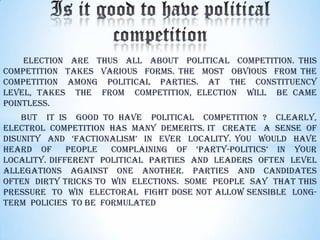 electrol politics | PPTX