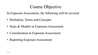 Assessment of Exposure to Environmental Health | PPTX