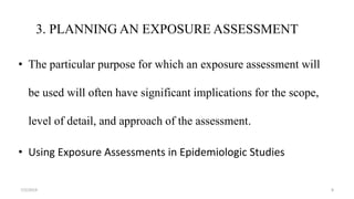 Assessment of Exposure to Environmental Health | PPTX