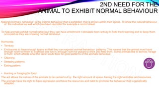 Submit maintain animal health and welfare presentation | PPT