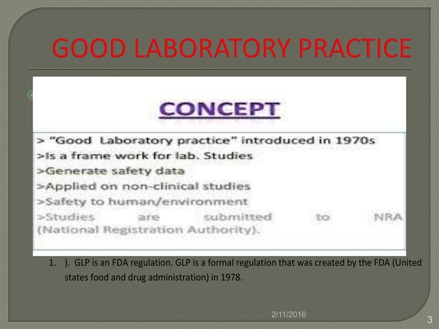 good laboratory practice | PPT