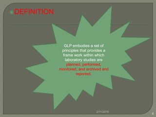 good laboratory practice | PPT