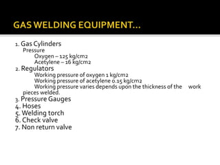 gas welding | PPTX