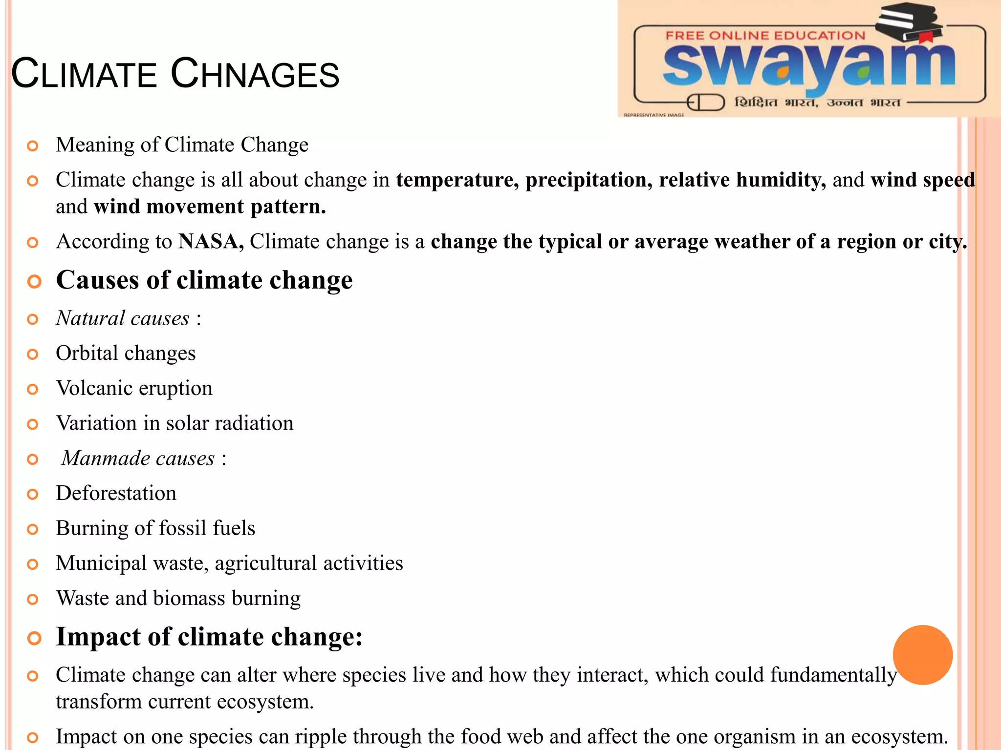 Climate change assignment | PPTX