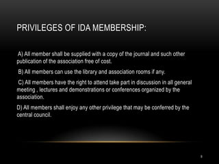 indian dental association and dental council of india Submitted by – Dr ...