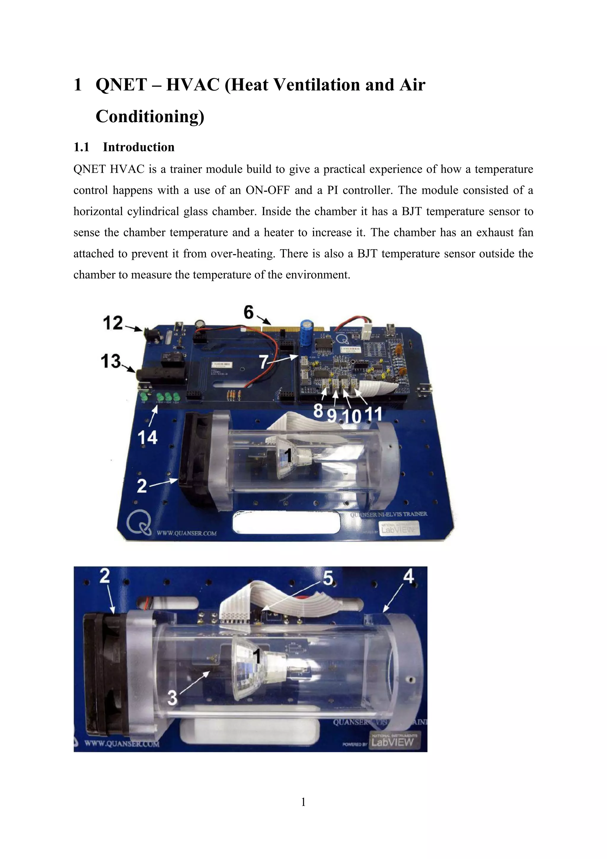 QNET Heating Ventilation and Air Conditioning in LABVIEW & Strain Guages | PDF