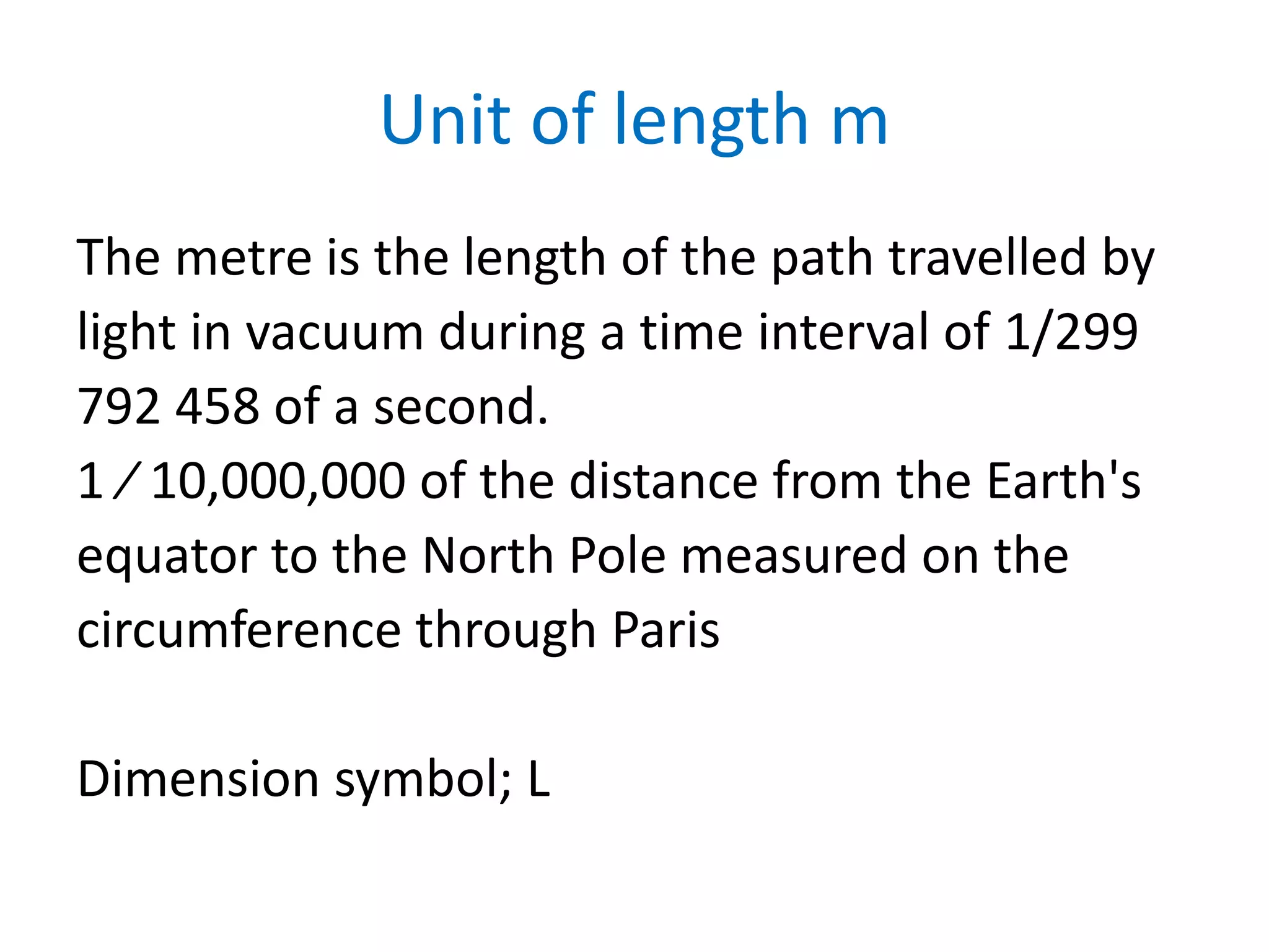 Basic Physics Quantities | PPTX